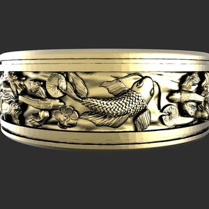 Digital File Fish Ring Jewelry 3d Model Stl - Etsy