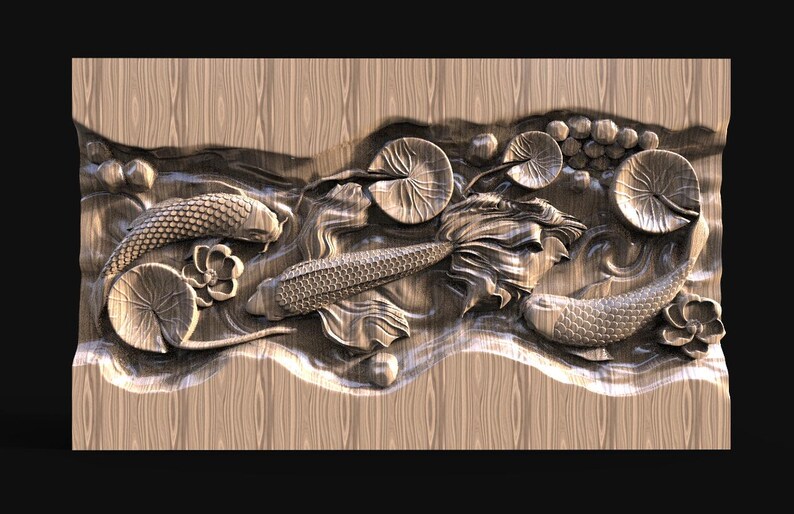 Fish CNC, STL File for CNC Router 3D Printer - Etsy