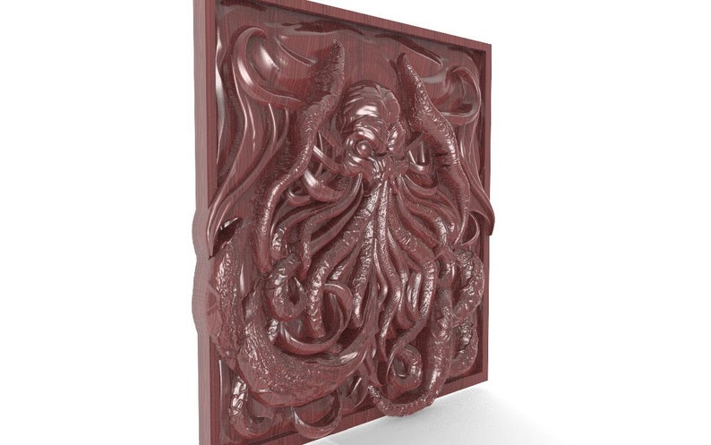 Digital File Cthulhu CNC 3d Model Stl - Etsy