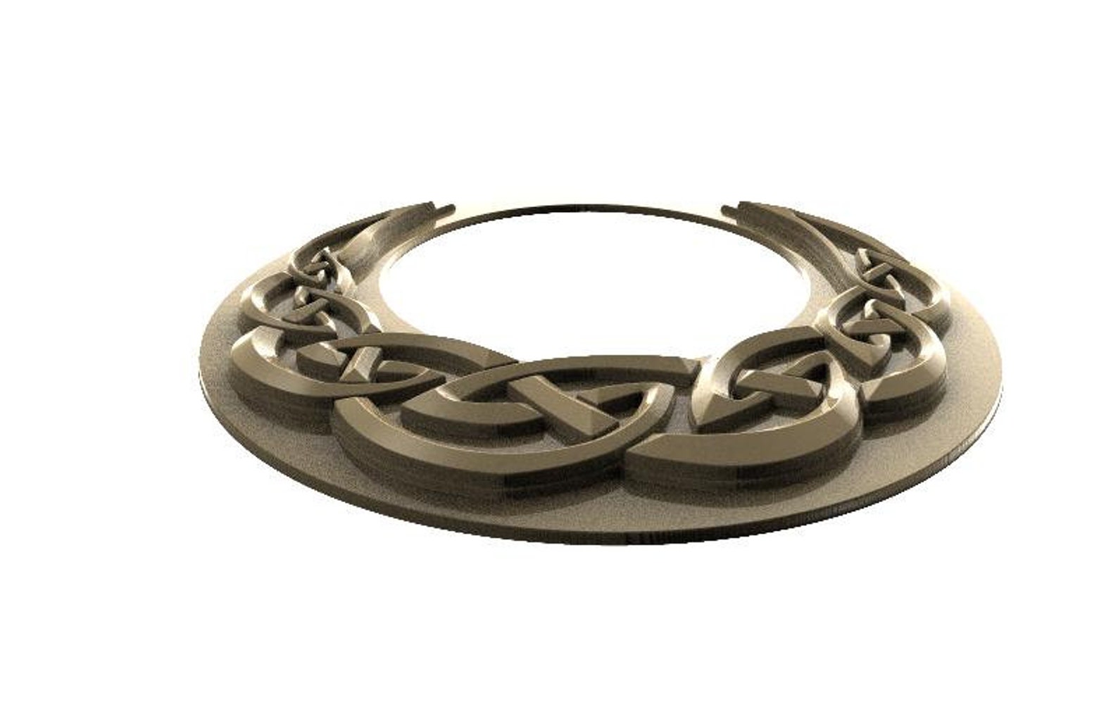 Digital File Celtic Moon Cnc Stl 3d Model - Etsy Canada