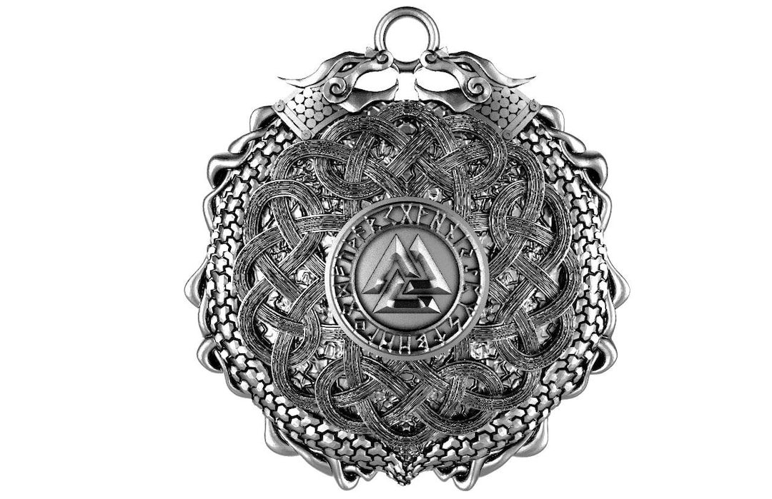 Digital File Viking Valknut Pendant Jewelry 3d Model Stl - Etsy