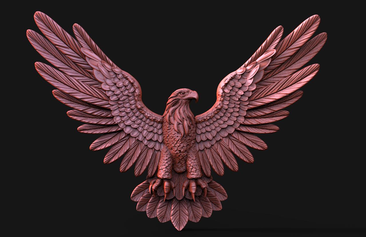 Eagle 3D Model STL Fil CNC Router 3D Printer - Etsy