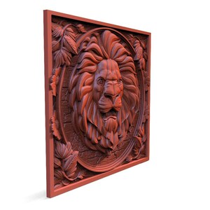 Digital File Lion CNC 3d Model Stl - Etsy