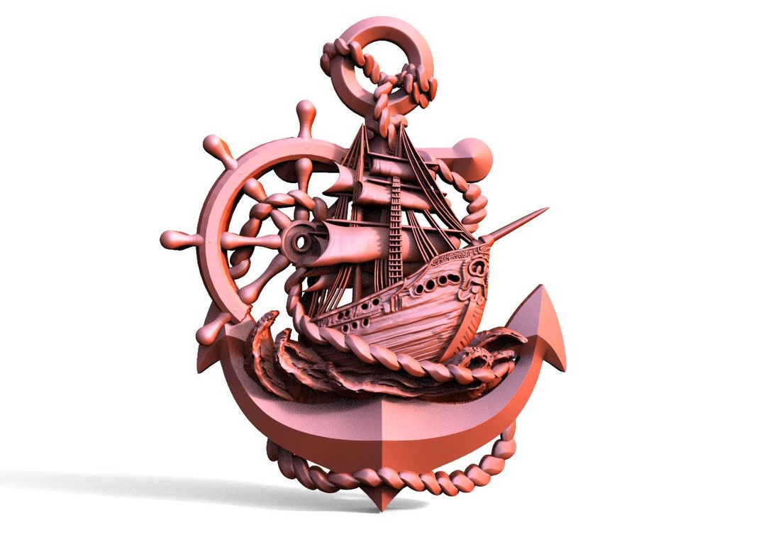 Difgital File Ship CNC 3d Model Stl - Etsy