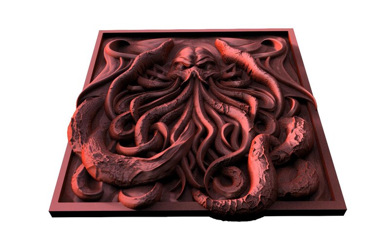 Digital File Cthulhu CNC 3d Model Stl - Etsy