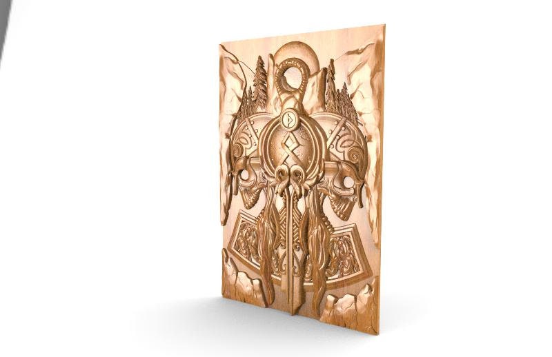 Digital File Viking CNC 3d Model Stl - Etsy UK