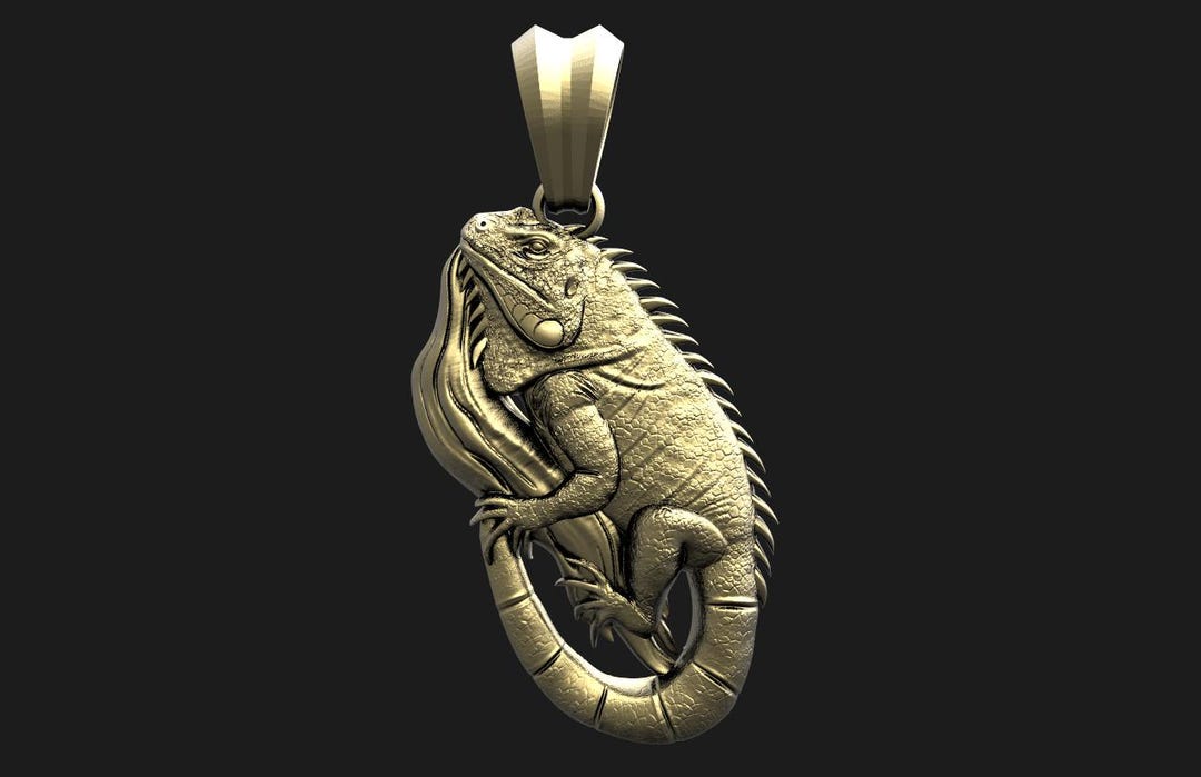 Iguana 3d Model, STL File for Jewelry, CNC 3D Printing - Etsy