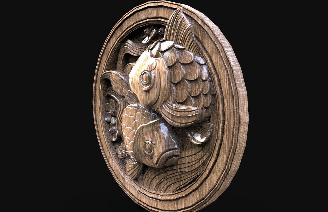 Fish CNC 3D Model, STL File - Etsy