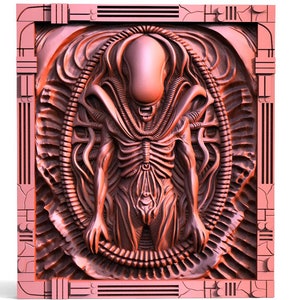 Digital File Alien CNC 3d Model Stl - Etsy