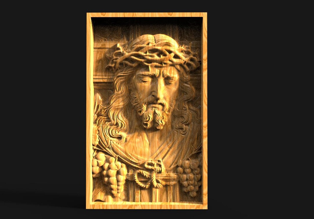Jesus Christ CNC 3d Model, - Etsy