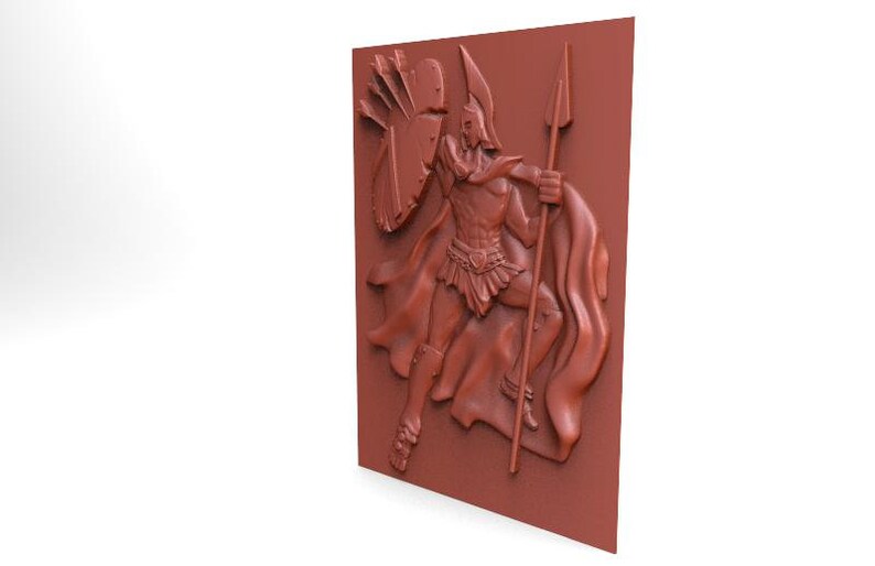 Digital File Spartan Cnc 3d Model Stl - Etsy