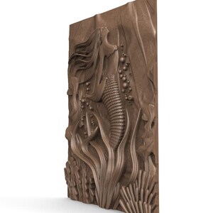 Digital File Mermaid CNC 3d Model STL - Etsy
