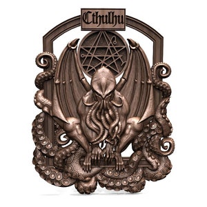Digital File Cthulhu CNC 3d Mdoel Stl - Etsy