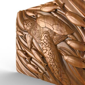 Digital File Turtle CNC 3d Model STL - Etsy