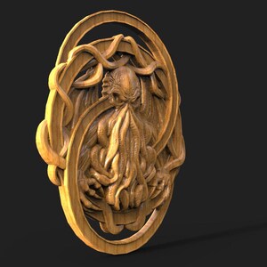 Cthulhu Modelo 3D, STL File for CNC Router 3D Printing - Etsy