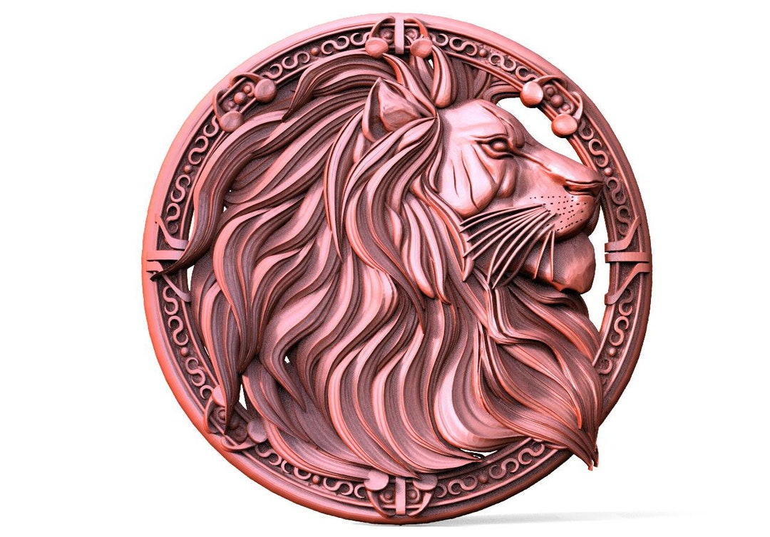 Digital File Lion CNC 3d Model Stl - Etsy