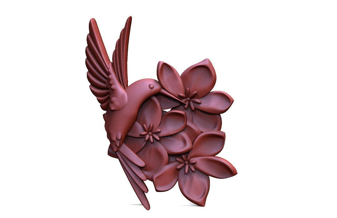 Digital File Hummingbird CNC 3d Model Stl - Etsy