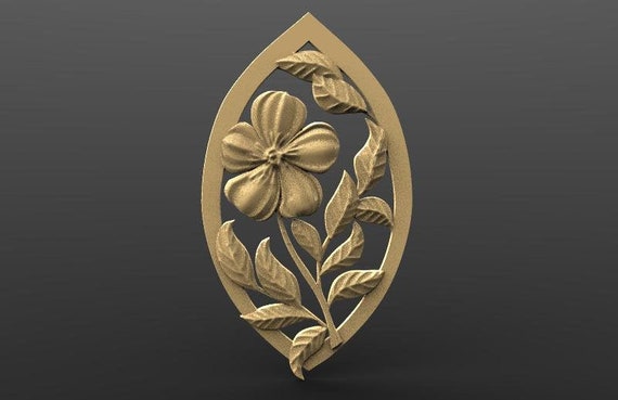 Flower Digital File Model STL Cnc Router Print 3d | Etsy