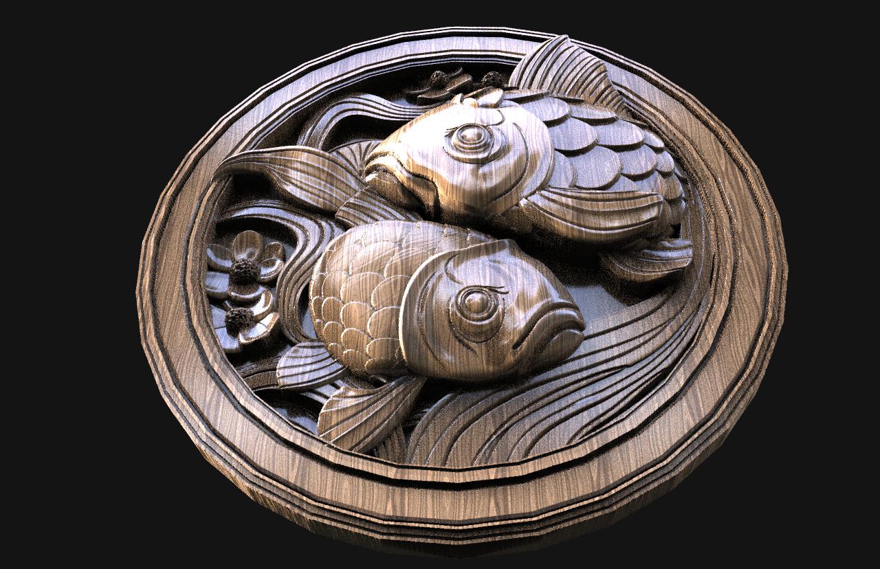 Fish CNC 3D Model, STL File - Etsy