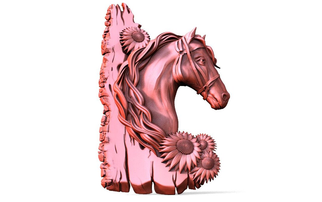 Digital File Horse Cnc 3d Model Stl - Etsy