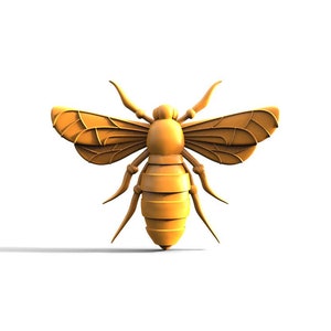 Bee 3d Model Stl - Etsy
