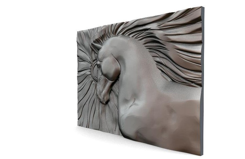 Digital File Horse CNC 3d Model STL - Etsy