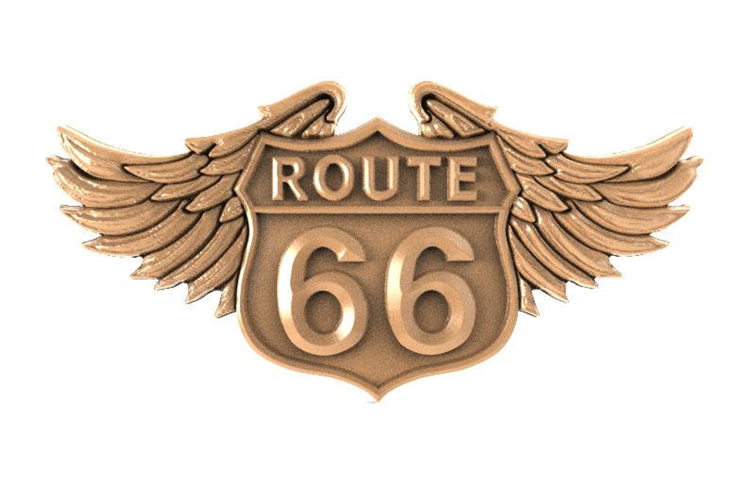 Digital File Route 66 Cnc Stl 3d Model - Etsy