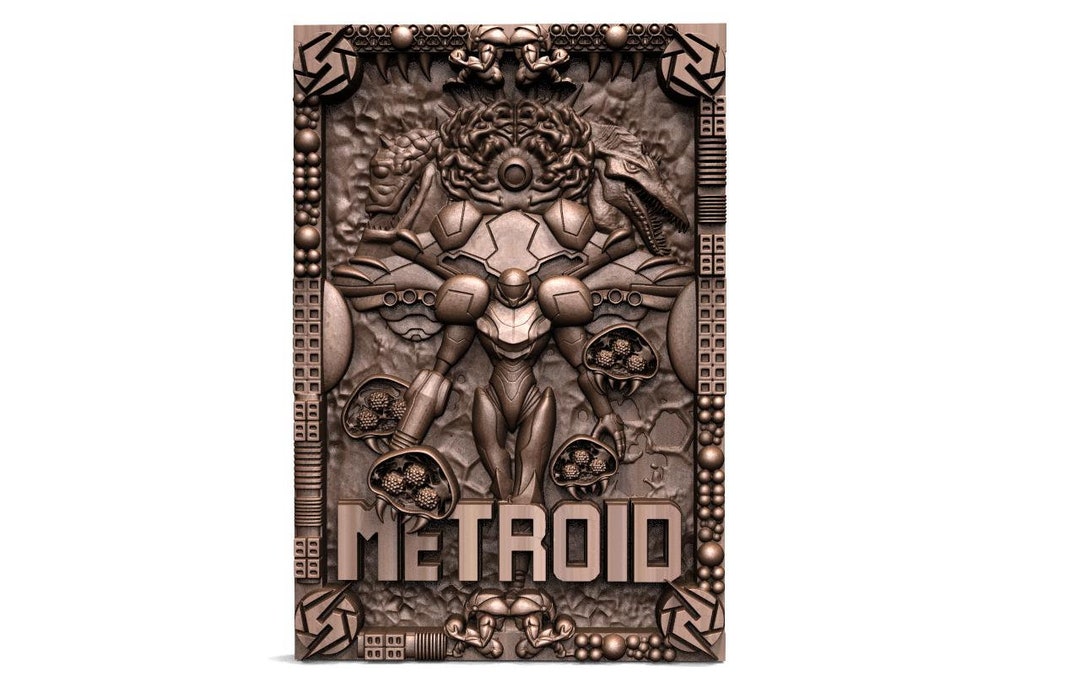 Digital File Metroid Samus CNC 3d Model Stl - Etsy