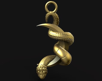 Snake Stl File - Etsy