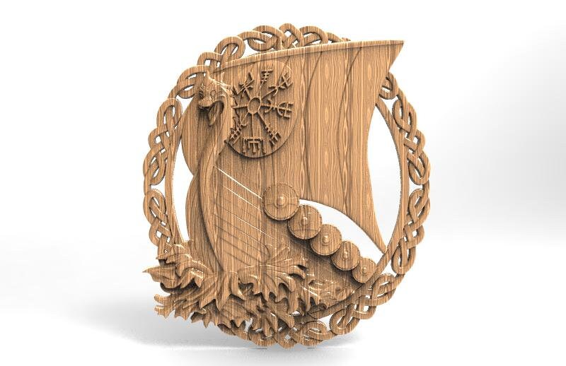 Digital File Viking Ship CNC 3d Model Stl - Etsy UK
