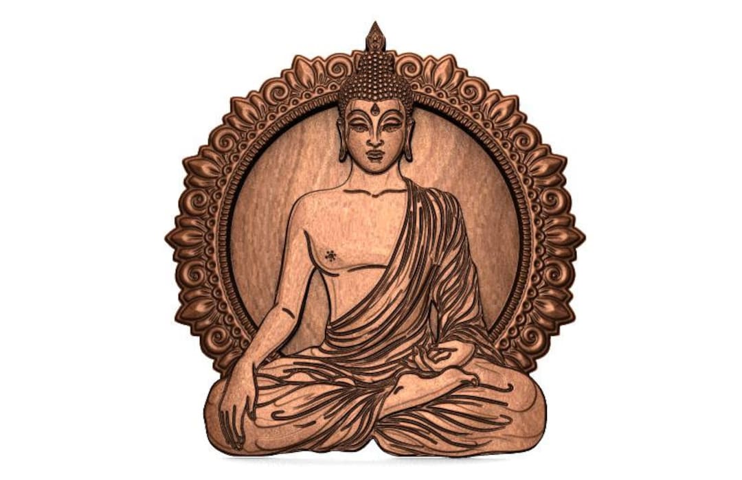 Digital File Buddha Cnc 3d Model Stl - Etsy