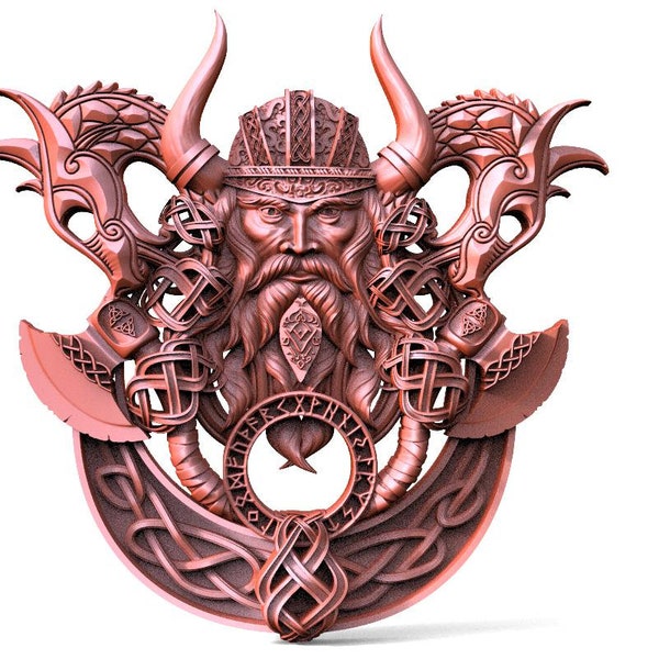Viking Stl File for Cnc - Etsy