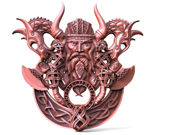 Digital File Viking CNC 3d Model Stl - Etsy