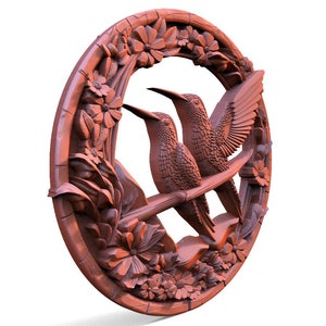 Digital File Hummingbirds 3d Model Stl - Etsy