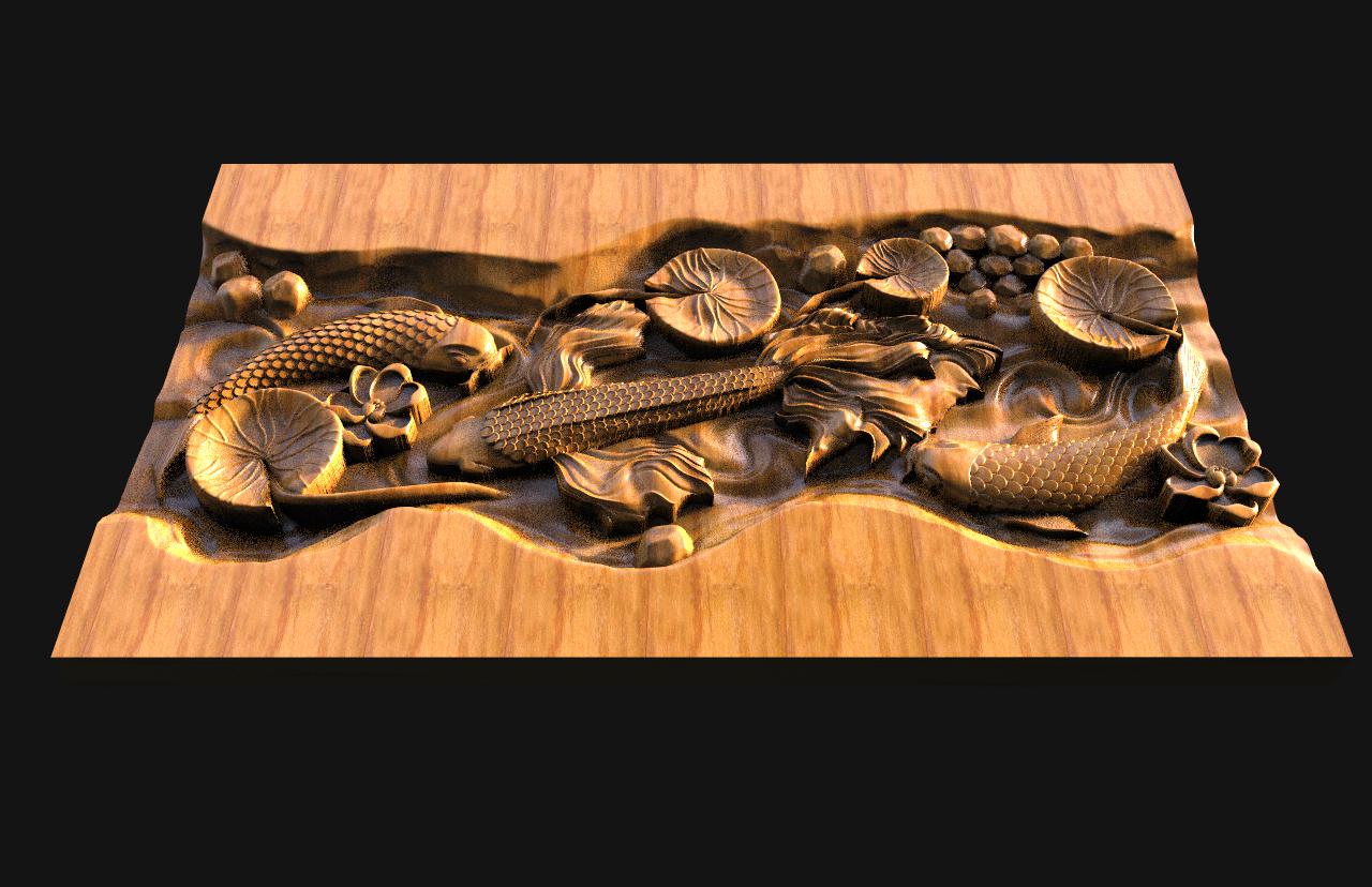 Fish CNC, STL File for CNC Router 3D Printer - Etsy