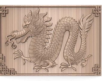 3d Stl Models CNC Model Dragon D-n-j-0770-dragon-a1 - Etsy