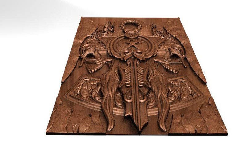 Digital File Viking CNC 3d Model Stl - Etsy