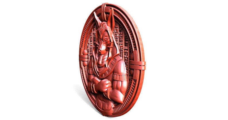 Digital File Anubis CNC 3d Model Stl - Etsy