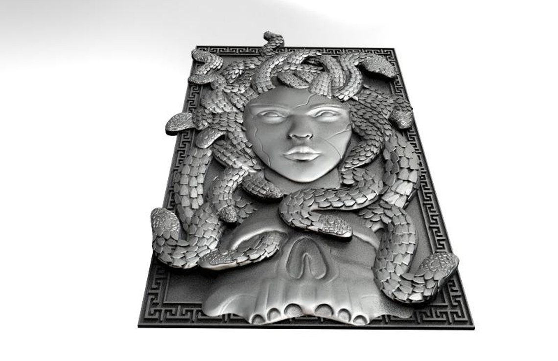 Digital File Medusa Cnc 3d Model Stl Etsy
