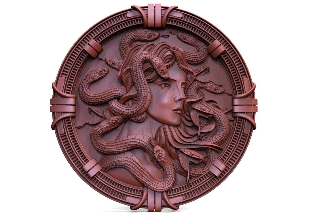 Difital File Medusa CNC 3d Model Stl - Etsy