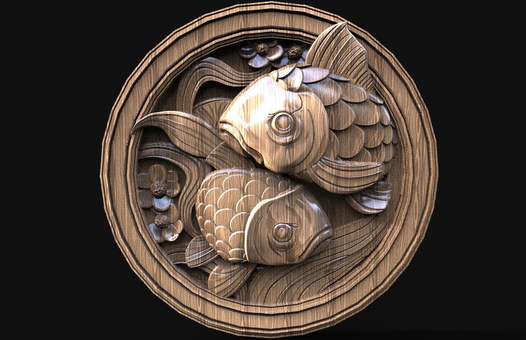 Fish CNC 3D Model, STL File - Etsy