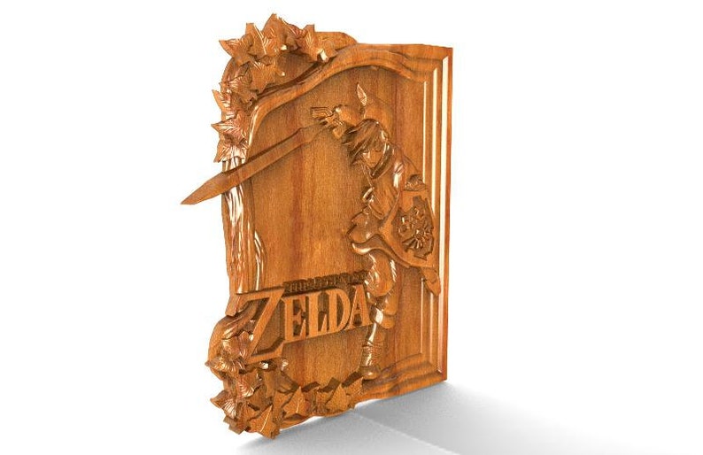 Digital Zelda Link CNC Art 3d Model Stl - Etsy