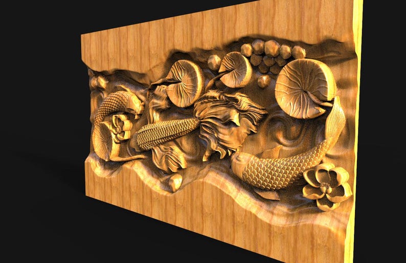 Fish CNC, STL File for CNC Router 3D Printer - Etsy