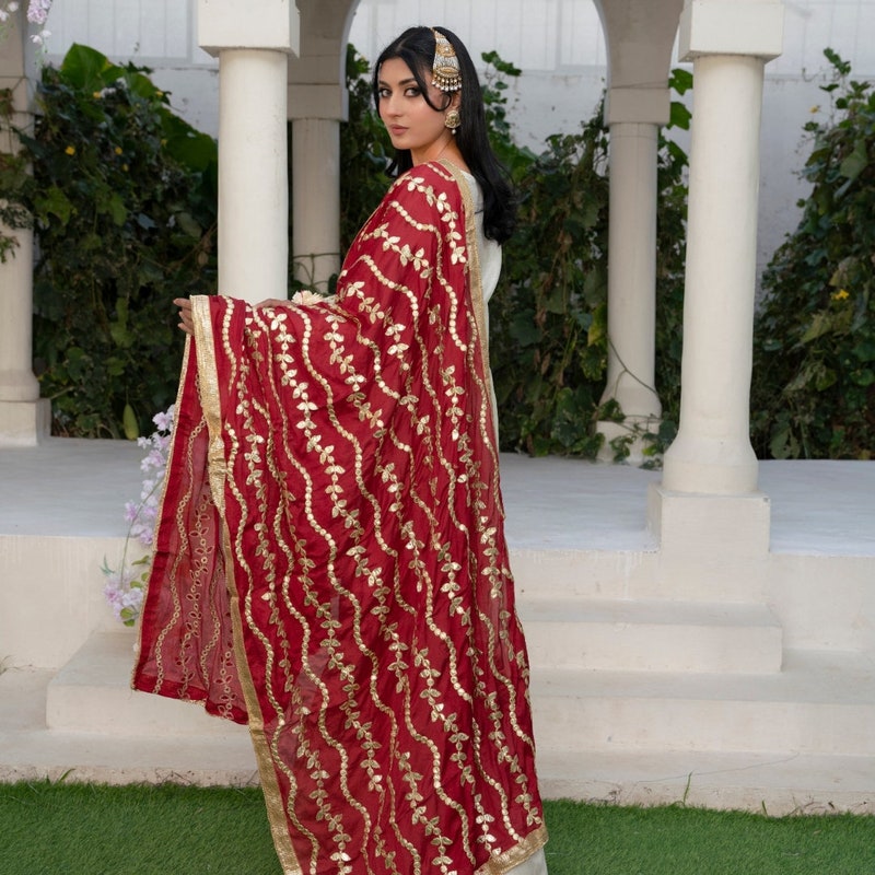 Buy Golden Chunni Online In India - Etsy India