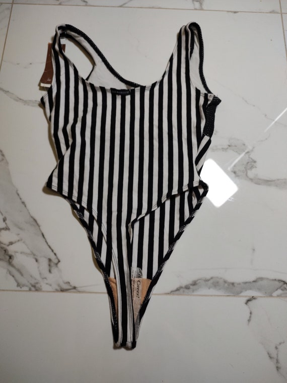 GILDA MARX One-piece Suit Thongs for Aerobics Vintage… - Gem