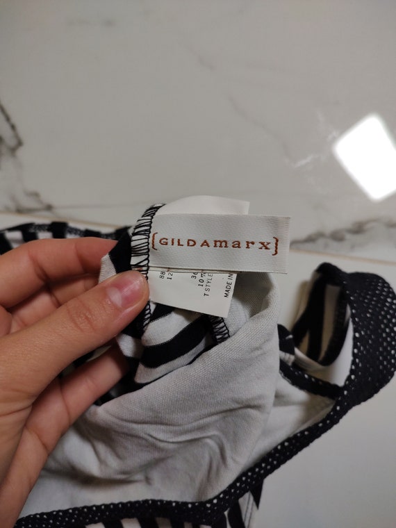 GILDA MARX One-piece Suit Thongs for Aerobics Vintage… - Gem