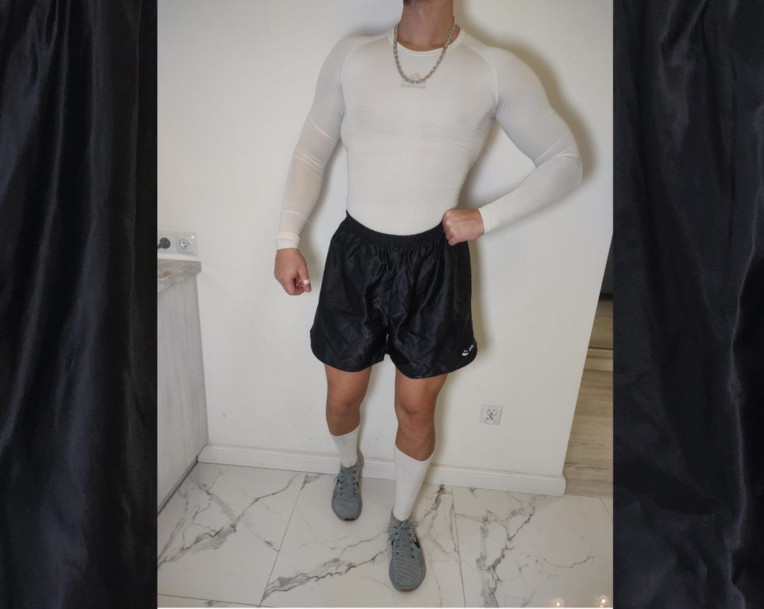 PRO TOUCH Vintage Socker Shorts Black Sporty Football - Etsy