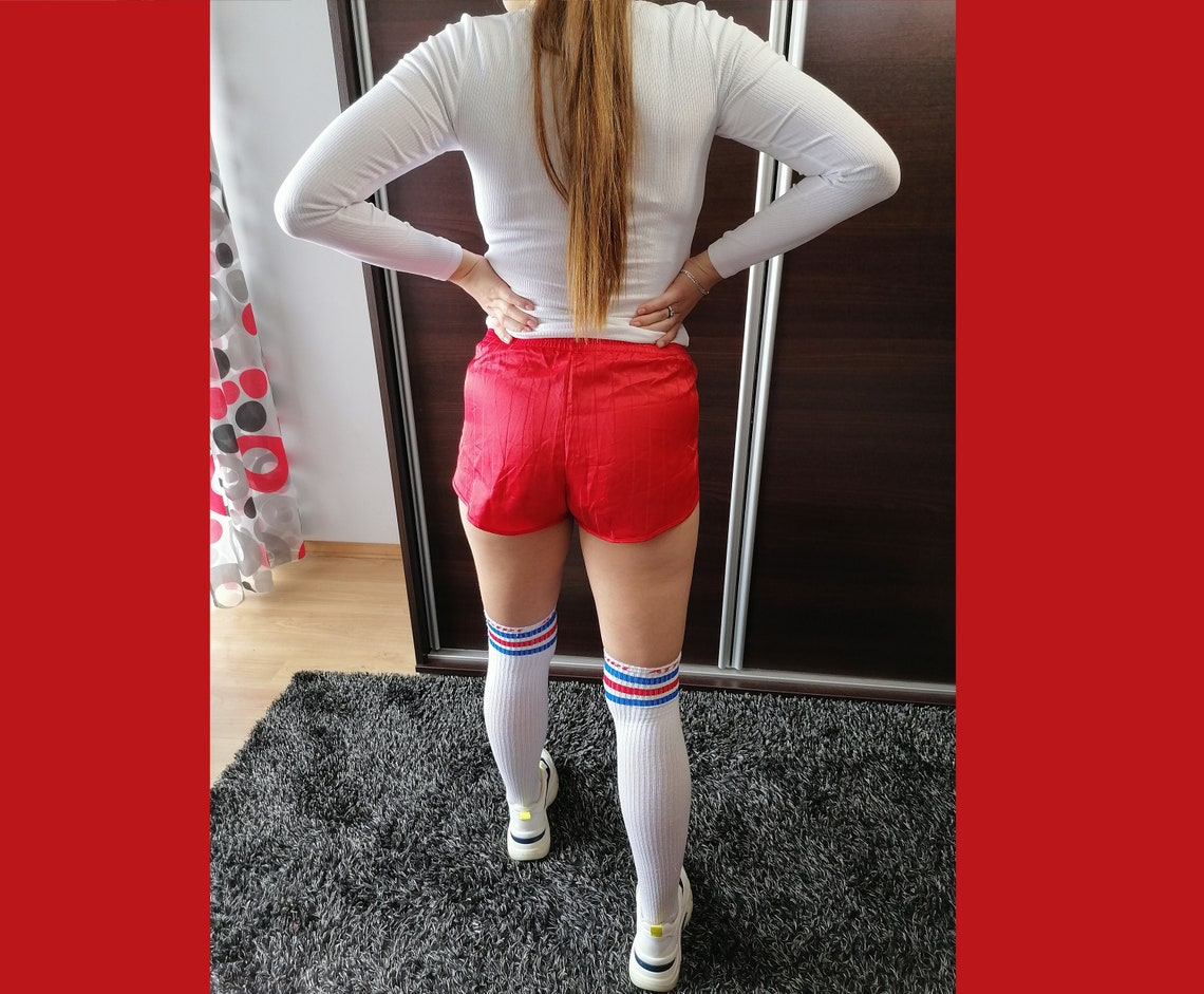 Shorts Vintage Adidas Oldschool Dames Sports Shiny Nylon | Etsy