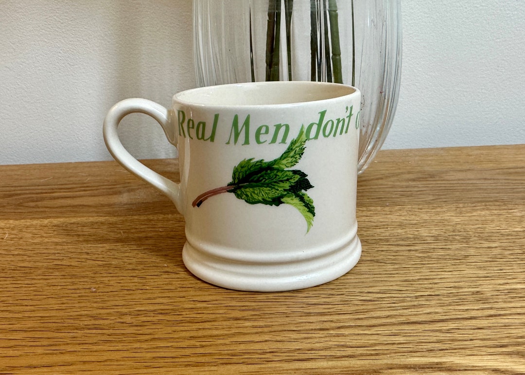 New Rare Emma Bridgewater Real Men Don't Drink Mint Tea Mug, Christmas ...