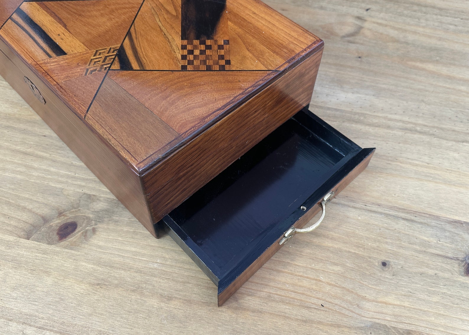 Beautiful Antique Inlay Oriental-inspired Writing Box - Etsy